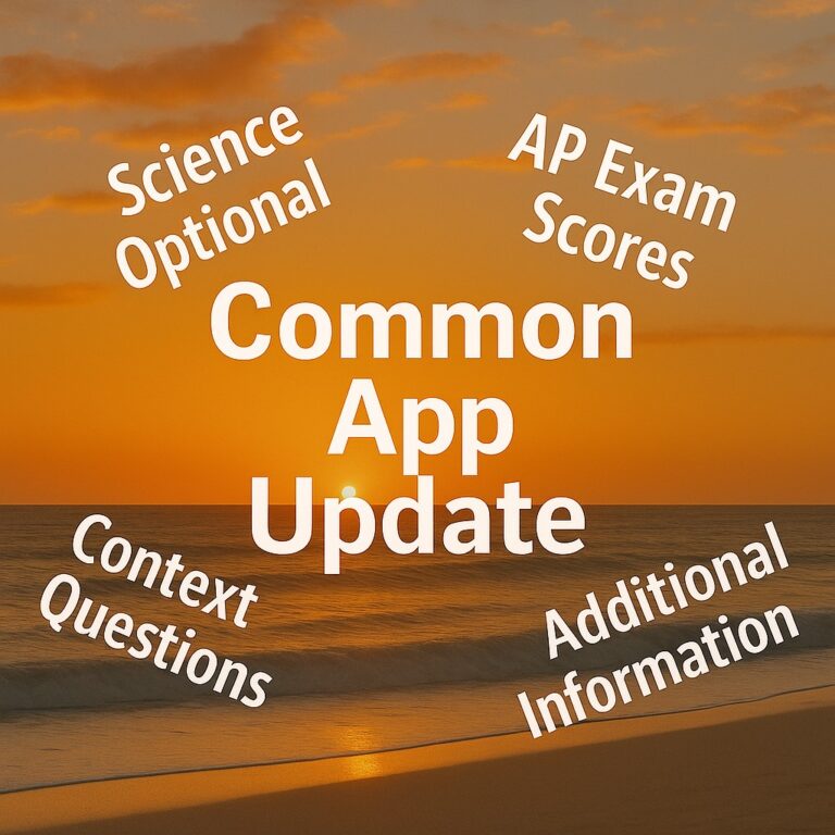 Changes to Test Score Reporting and Additional Information Questions in ...